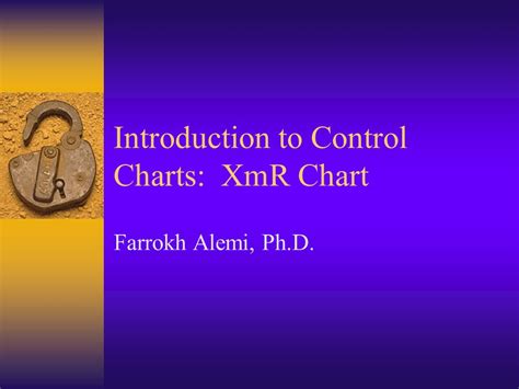 Xmr Chart Example Control Chart Constants Tables And Brief