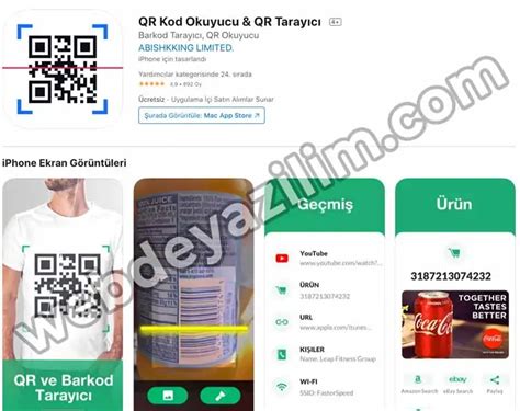 QR Kod Okuyucu Önerileri Android iOS Kare Kod Okuyucu