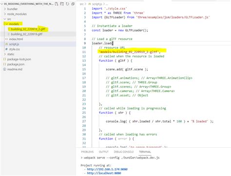 Cant Load Model In Webpack Dev Environment Questions Threejs Forum