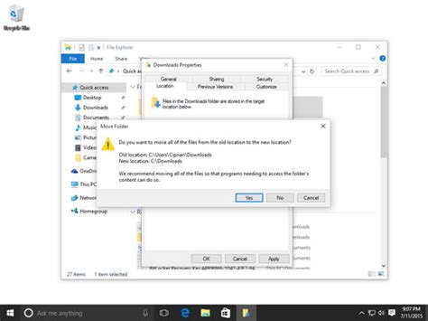Windows Change Default File Location Edgeplora