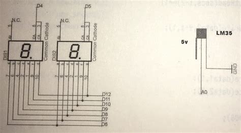 Arduino Segment Göstergesi İle Termometre Arduino Projeleri