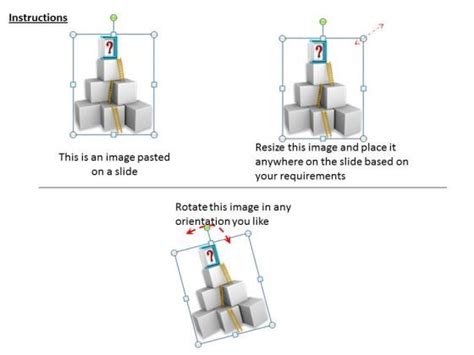 Stock Photo Building Blocks Of Success PowerPoint Slide