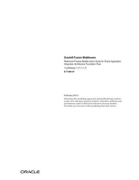 pdf reference process models user s guide for oracle …oracle® fusion middleware reference