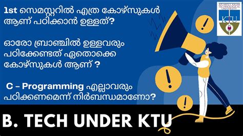 First Year Subjects Ktu B Tech Youtube