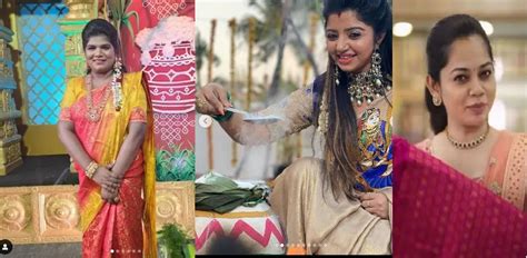 பொங்கல் திருநாள் சின்னத்திரை பிரபலங்கள் ஸ்பெஷல் கிளிக்ஸ்