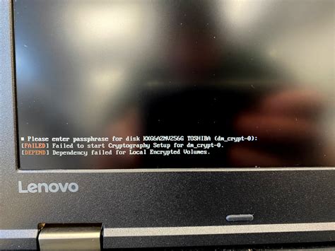 Presionar Enter Para Omitir El Cifrado Completo Del Disco De Linux Con