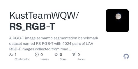 Github Kustteamwqwrsrgb T A Rgb T Image Semantic Segmentation