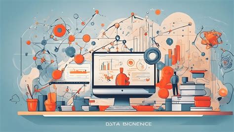 Premium AI Image Flat Illustration Of Data Analysis