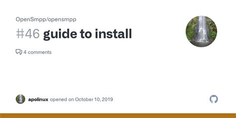 Guide To Install · Issue 46 · Opensmppopensmpp · Github