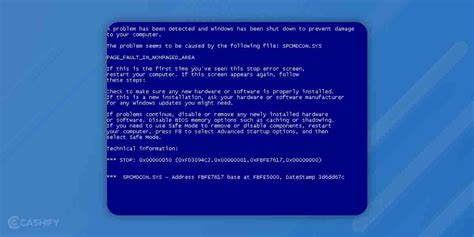 How To Fix Windows Blue Screen Errors Cashify Blog