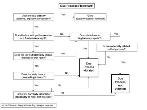 Due Process Flowchart Legal Analysis Guide
