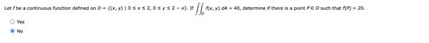 Solved Eet F Be A Continuous Function Defined On