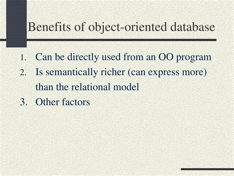 Ppt Object Oriented Methods Database Technology Powerpoint