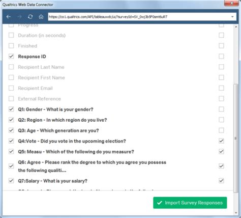 Visualizing Survey Data With Qualtrics Web Data Connector Data Revelations