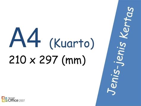 Ukuran Kertas Kuarto Di Word Informasi Tentang Rumah