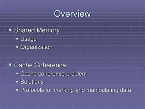 ppt 12 4 memory organization in multiprocessor systems powerpoint