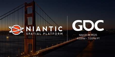 Niantic Spatial Platform Gdc 2025 Executive Reception Jay Balmer