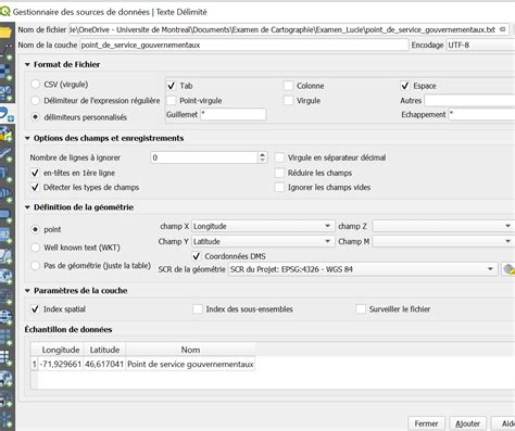 Point Layer Not Working Rqgis