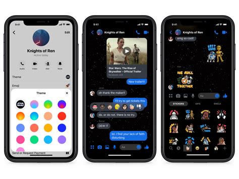 Facebooks Messenger Adds Star Wars Themed Features And Ar Effects