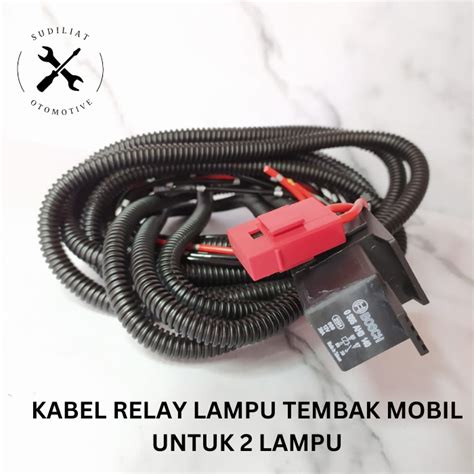 Jual Kabel Relay Set Lampu Foglamp Lampu Tembak Mobil Lampu Relay Bosch Lampu Shopee