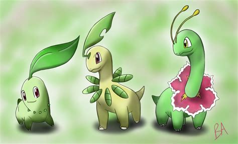 Chikorita Evolutie