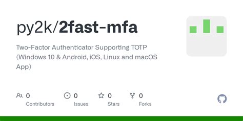 Github Py2k2fast Mfa Two Factor Authenticator Supporting Totp