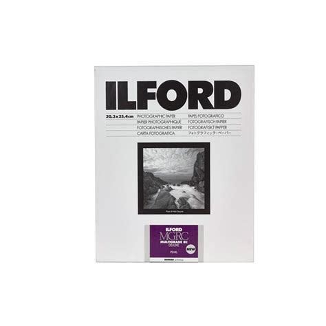 Ilford MGFB5K Classic Papel Fotográfico B&W Multigrado 17,8x24 Cm Mate ...