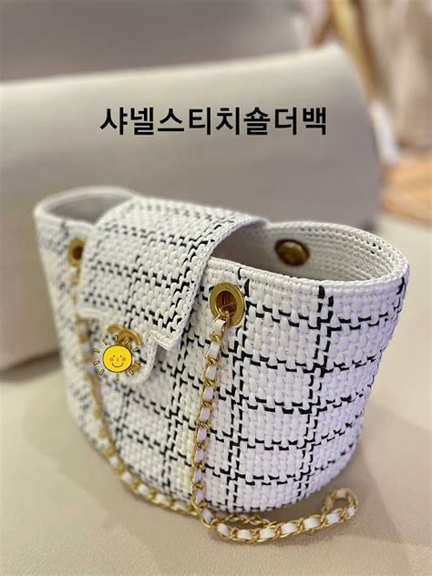 샤넬스티치숄더백뭉치의손뜨개밴드밴드가입010 9432 3788손뜨개명품백명품백뜨기코바늘손뜨개가방명품백만드기뜨개샤넬백 Youtube