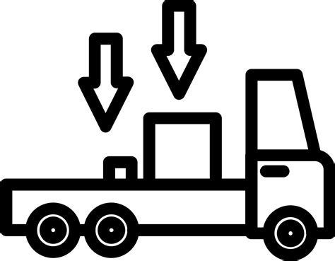 Truck Loading Vector Icon Design 15348514 Vector Art At Vecteezy
