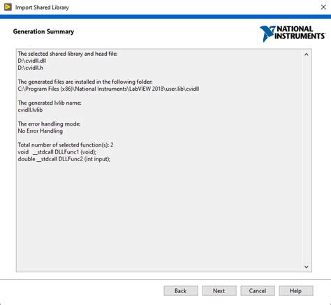 Solved How Would I Write A Shared Library In Cvi And Call It In Labview Page 2 Ni Community