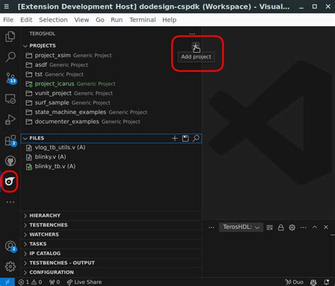 Creating And Importing Projects Teroshdl