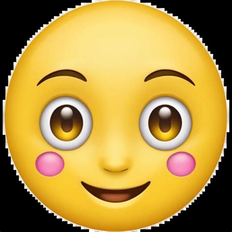 Yellow Emoji Face With Cute Eyes And Bindi Emoji Ai Emoji Generator