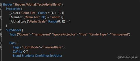 Unity Shader改变透明度 Unity怎么设置透明材质 Mob6454cc690811的技术博客 51cto博客