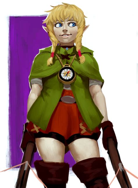 Linkle The Legend Of Zelda And More Drawn By Redblacktac Danbooru