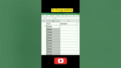Excel Text To Number Computerknowledge Excel Microsoftexcel Bengali