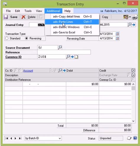 How To Copy And Paste Multiple Journal Entries From Excel To Microsoft