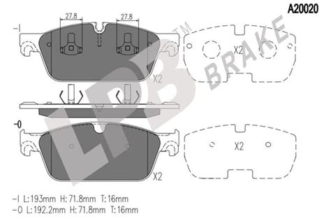 Na20020 Front Pads Mbenz M Class W166 3rd G Ml250 Cycar Online Store