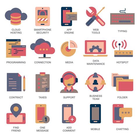 Business And Marketing Programming Data Management Internet Connection Social Network