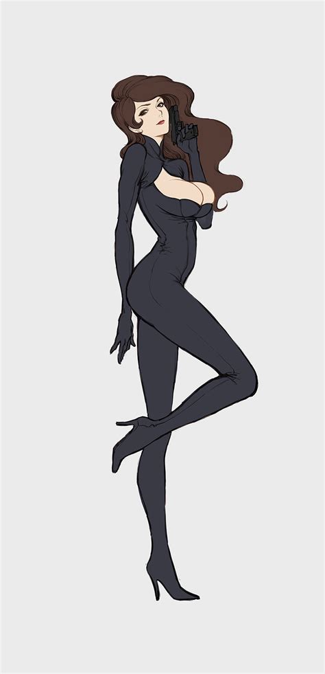 Mine Fujiko Lupin Iii Drawn By Zjlbaiqishi Danbooru