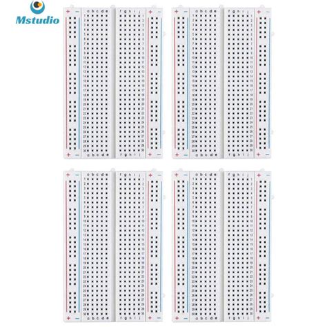 4 шт Беспаечная макетная плата 400 точек для Arduino купить с доставкой по выгодным ценам в
