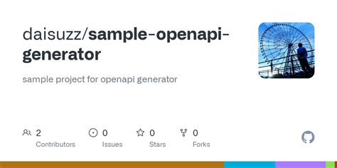 GitHub Daisuzz Sample Openapi Generator Sample Project For Openapi Generator