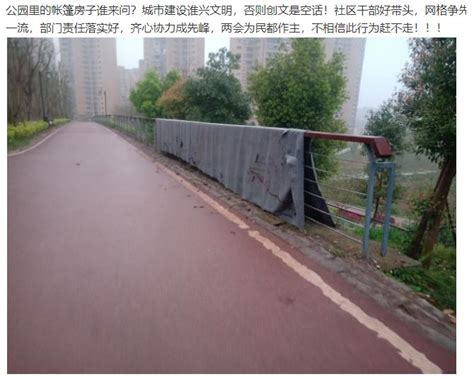 啥情况富顺北湖公园出现帐篷难道是露营的 澎湃号媒体 澎湃新闻 The Paper