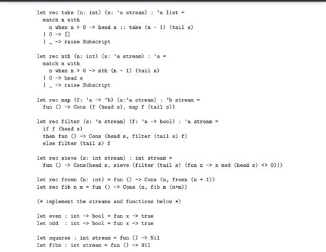 Solved Start With The Following Datatype And Function
