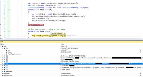 C How To Access A Specific Post Parameter In An Post Webhook