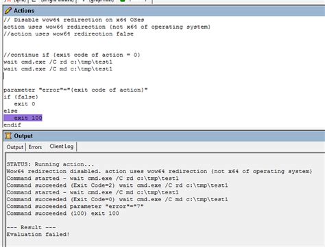 Script Failed With 0 Exit Code Content Authoring Bigfix Forum