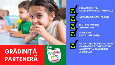Pachet Sănătos De Mic Pentru Grădinițele Private Sănătos De Mic