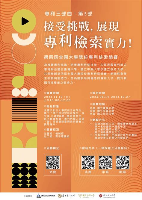 第四屆全國大專院校專利檢索競賽 中國醫藥大學產學合作處