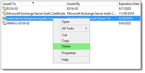 A Certificate With The Thumbprint Already Exists