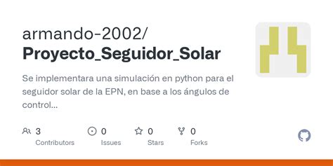 Github Armando Proyecto Seguidor Solar Se Implementara Una