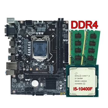 Hot Sale Motherboard Set With Core I5 10400f Cpu And Ddr4 Ram 8g 2 Lga 1200 H510 Motherboard